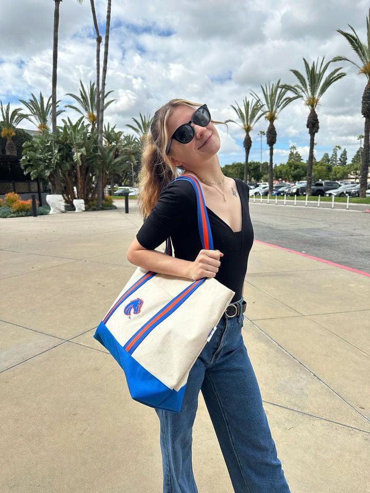 Canvas Boat Tote - Boise State Broncos Canvas Tote – Desden